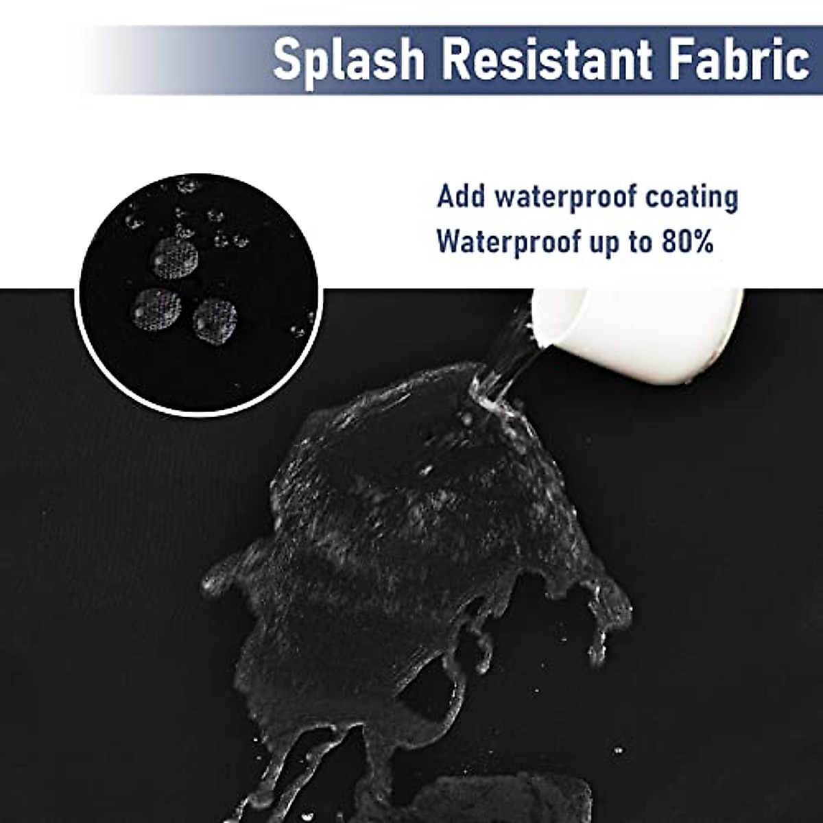 ROFIELTY Bench Cushion 45 inch, Bench Cushion for Indoor/Outdoor use Outdoor Swing Cushions, Waterproof and Durable Resistant Furniture Patio Cushion. (Black, 45×18×2.5)