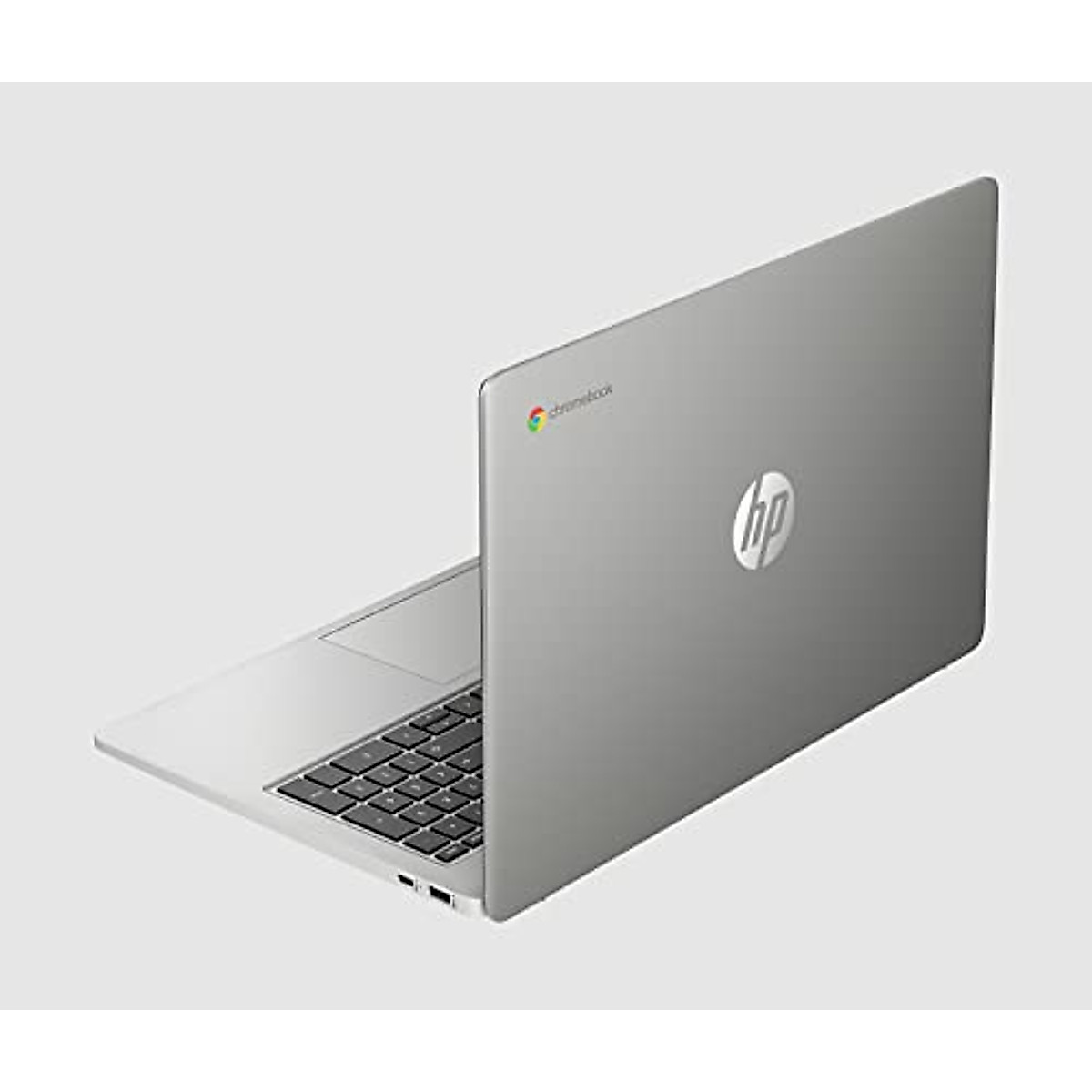 HP Chromebook 15.6 inch, Intel Pentium Silver N6000 Processor, Intel UHD Graphics, 4 GB Memory RAM, SSD, (Mineral Silver with a Matte Finish, 15a-na0030nr)