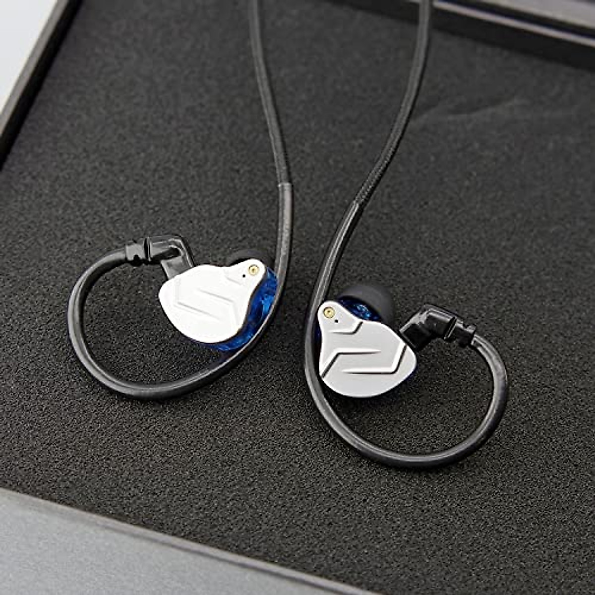 FAAEAL QDC C-Pin Replacement Cable,for KZ ZSN, ZS10 Pro, ZSN Pro,ZSX, ZSTX,Zax,ASF,ASX/CCA CA4,CA16,C12,C10,AS16,A10 QDC IEMs 1.5m/4.9ft (4.4mm)