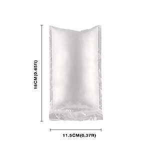 JZBRAIN Air Cushion Film 72002 Air Pillows Air Bubble Bags Wrap Packing Roll, 1 Roll 200mm X 100mm X 200m X 0.02mm Air Cushion Films ONLY Compatible with JZBRAIN Air Cushion Machine (1 Roll)