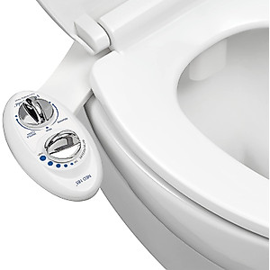 LUXE Bidet NEO 185 - Self-Cleaning, Dual Nozzle, Non-Electric Bidet Attachment for Toilet Seat & Cuisinart 1.7-Liter Stainless Steel Cordless Electric Kettle with 6 Preset Temperatures