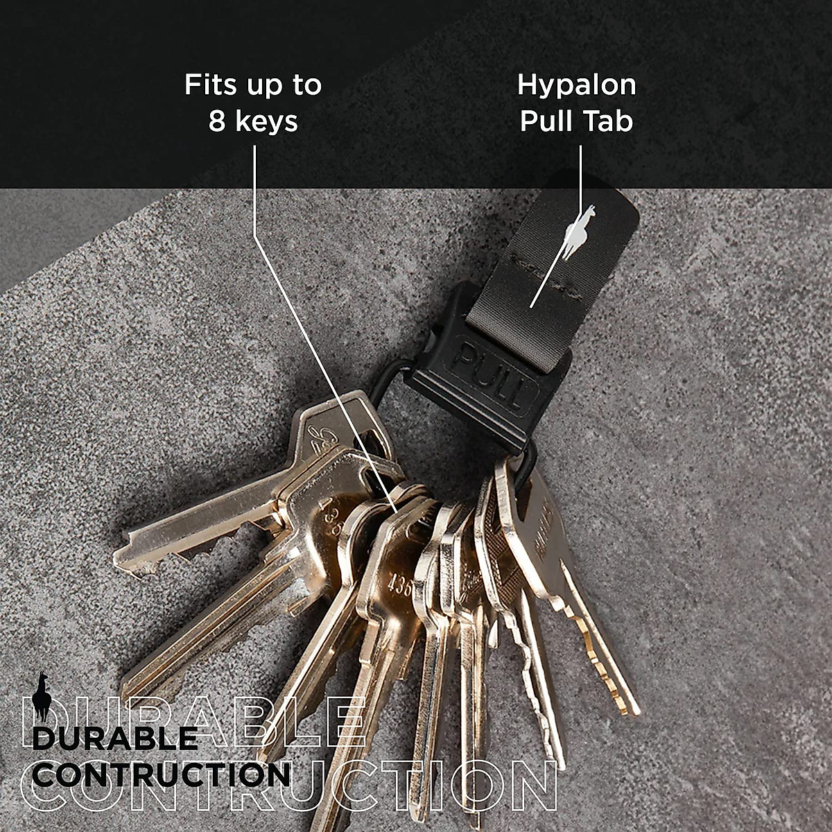 ALPAKA HUB Keychain | Quick Release Magnetic System | Secure and Functional Clip