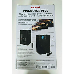 Ion Projector Plus Bluetooth 30-150" Battery Indoor-Outdoor-Karaoke-Speaker HDMI