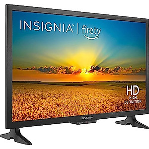 INSIGNIA 24-inch Class F20 Series Smart HD 720p Fire TV, Alexa, Apple AirPlay, with Compatible Kwalicable High Speed 6FT HDMI Cable and Microfiber Cleaning Cloth… (24 Inches)