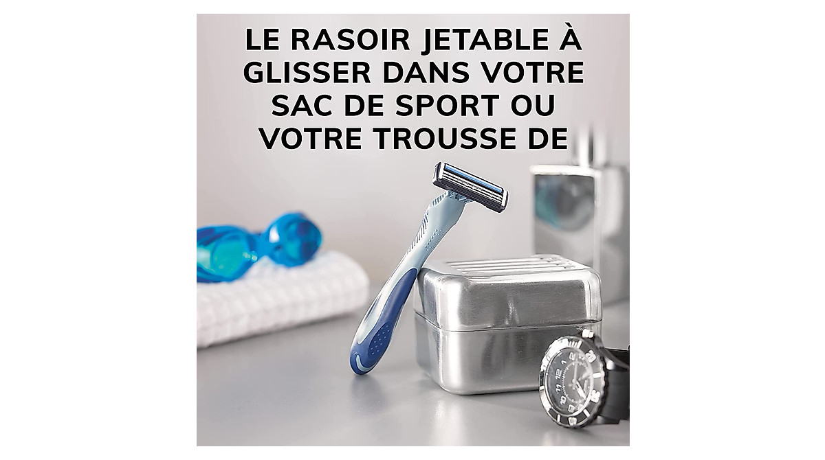 BIC Flex 3 Men’s Disposable Razors - Smooth & Comfortable Shave