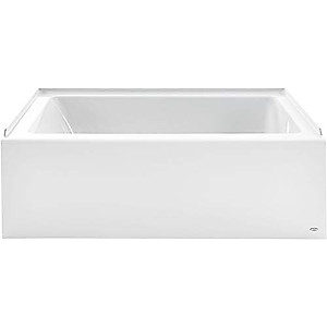 American Standard 2973202.011 Studio Integral Apron Bathtub Left Drain 60 in. x 30 in. in Arctic White