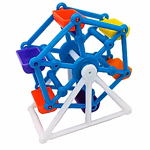 Bonka Bird Toys 36624 Ferris Wheel Plastic Colorful Classic Parrot Parrotlet Quaker Dove