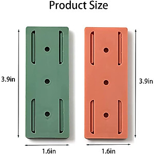 Self-Adhesive Desktop Socket Fixer, Desktop mountable Plug-in Socket Fixer Bracket Stand, Cable Management Punch Free Surge Protector, Self Adhesive Power Strip Holder (4pcs-White)