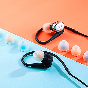 SpinFit CP145 for IEM - M - Patented Silicone Eartips for Replacement, Secure Fit and Supreme Comfort (2 Pairs) (for Nozzle Diameter from 5-6mm)