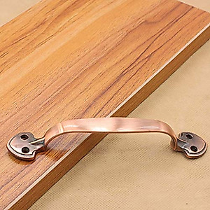 N/A Metal Drawer Handle - Handle Long Screws Antique Zinc Alloy Furniture Door Handle Personality Creative Drawer Handle