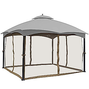 Replacement Netting Walls for 10' x 12' Gazebo by ABCCANOPY Beige
