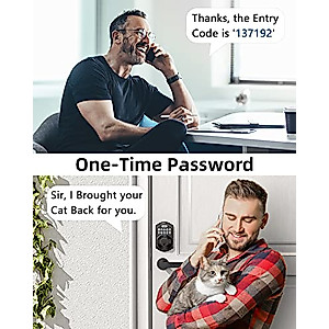 TEEHO TE002 Fingerprint Door Lock - Keyless Entry Door Lock with Keypad - Electronic Deadbolt Keyed Entry - Front Door Lock - Combination Door Lock - Easy Installation - Oil-Rubbed Bronze