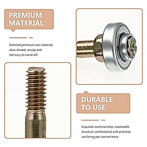 DOITOOL 4pcs Rocking Chair Hardware Rocking Chair Bearing Connecting Pieces Furniture Accessories Furniture Connecting Fittings M8x45mm