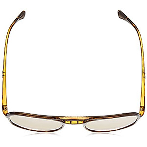 Ray-Ban Rb4321ch Chromance Hexagonal Sunglasses, Light Havana/Polarized Brown Mirrored Grey Gradient, 53 mm