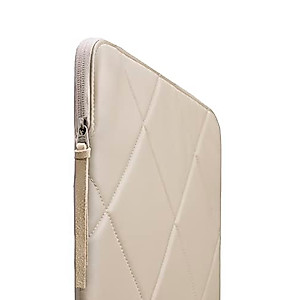 Comfyable Cute Tablet Sleeve for Women, Compatible for iPad Pro 12.9 inch M2 M1 2022 2021 2020 & Smart/Magic Keyboard with Pencil Holder - Quilted PU Leather Bag Waterproof Slim Carrying Cover Case