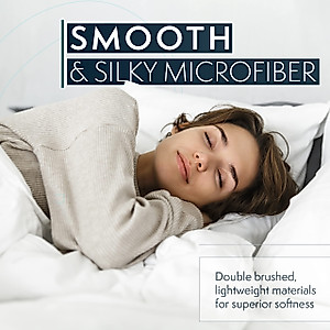 Full Size Bed Sheets, 4 pc Bed Sheets & Pillowcases Set - Machine Washable for Easy Care - Soft & Breathable All Season Microfiber Sheets with Deep Pockets - Sage