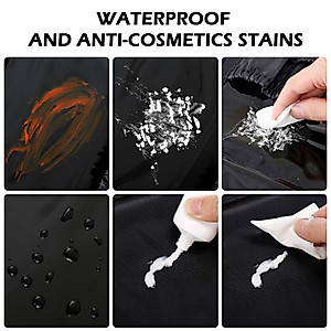 gzcz Travel Makeup Bag,10.4 Inches Portable Makeup Case Cosmetic Train Case Organizer Artist Storage Bag With Adjustable Dividers For Cosmetics Brushes Toiletry Jewelry Digital Accessories (Black)