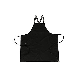 Chef Works Unisex Berkeley Chef Apron, Jet Black, One Size