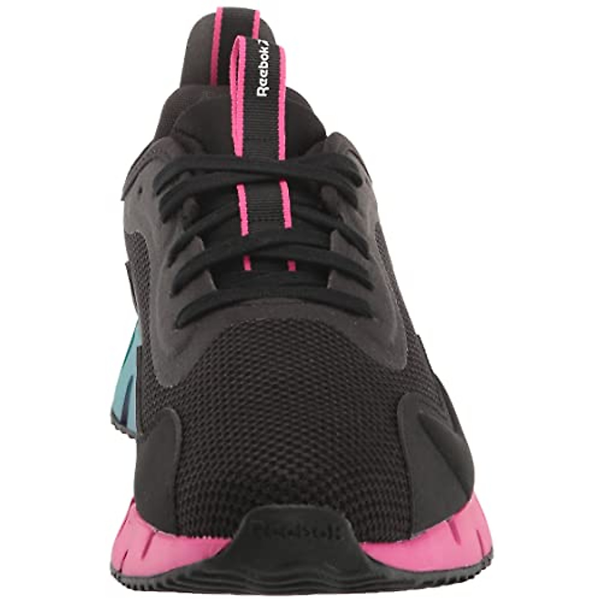 Reebok Women's Zig Dynamica Sneaker, Black/Proud Pink, 8.5