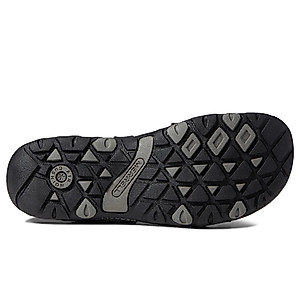 Merrell Sandspur Rose Convert Sandals for Women - Textile Lining with Slingback Design, Hook-Loop Closure, and Rubber OutsoleBlack 8 M