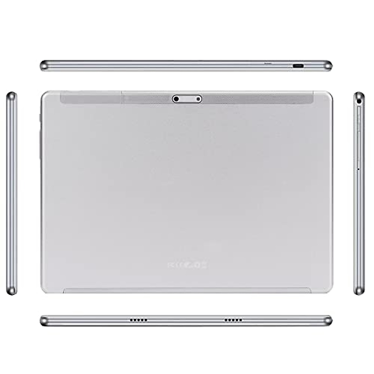10 Inch Android 11 Tablet pc, 4 RAM 64GB ROM 128GB Expand, IPS HD,2.5D G+G Touch Screen,Google Certificated Wi-Fi Tablets,5MP Camera,Long Battery Life,Sliver-(Comes with Leather case) Silver…