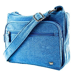 Purse King Magnum Blue Jean Concealed Carry Handbag