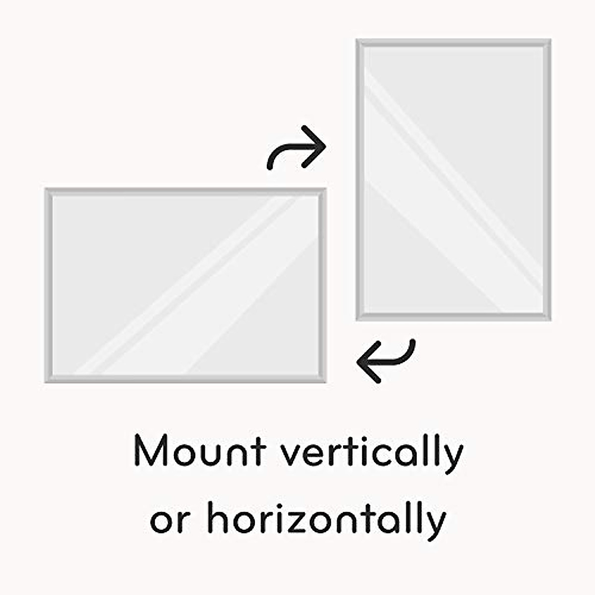 U Brands Cork Bulletin Board, 35 X 23 Inches, Black Wood Frame, Fashion Design Print