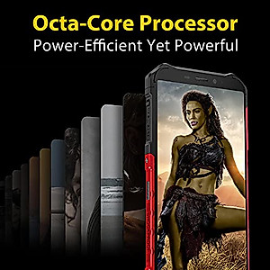 Ulefone Armor X9 Pro Rugged Smartphone, 4GB+64GB Unlocked Cell Phones, 13MP +5MP+2MP, 5.5 inch Screen, Android 11 Helio Octa-core, Military Grade Smartphone, Face ID, NFC, WiFi (Black)