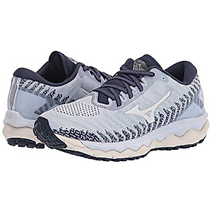 Mizuno womens Wave Sky 4 Waveknit Running Shoe, Arctic Ice, 8 US