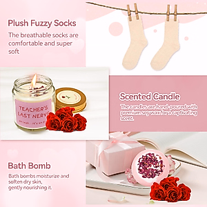 Best Teacher Appreciation Gifts for Women - Mothers Day Gifts & Unique Teacher Birthday Gift for Coworker - Personalized Inspirational Basket for Back to School - Stainless Steel Tumbler