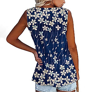 Workout Tank Tops for Women 2023 Silver Glitter Shirts for Women Button Down Shirts for Women Plus Size Sexy Workout Tops for Women Womens Tank Tops Summer Plus S（3-Blue,X-Large）