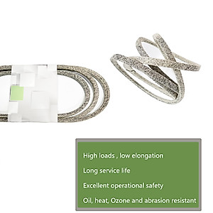 110-6892 Toro Mower Belt TimeCutter Z5000 Z5020 Z5030 Z5035 Z5040 Z5060 with 50" Deck Gravely 07200107 Lawn Mower Kevlar Deck Belt 1/2" x 140"