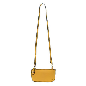 Joy Susan Women's Fashion Purse Mini Crossbody Wristlet Clutch Handbag - Mustard