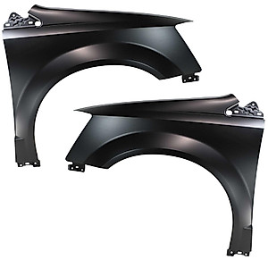Evan Fischer Front, Driver and Passenger Side Set of 2 Fender Compatible with 2008-2020 Dodge Grand Caravan & 2008-2016 Chrysler Town & Country CAPA Certified Primed Steel