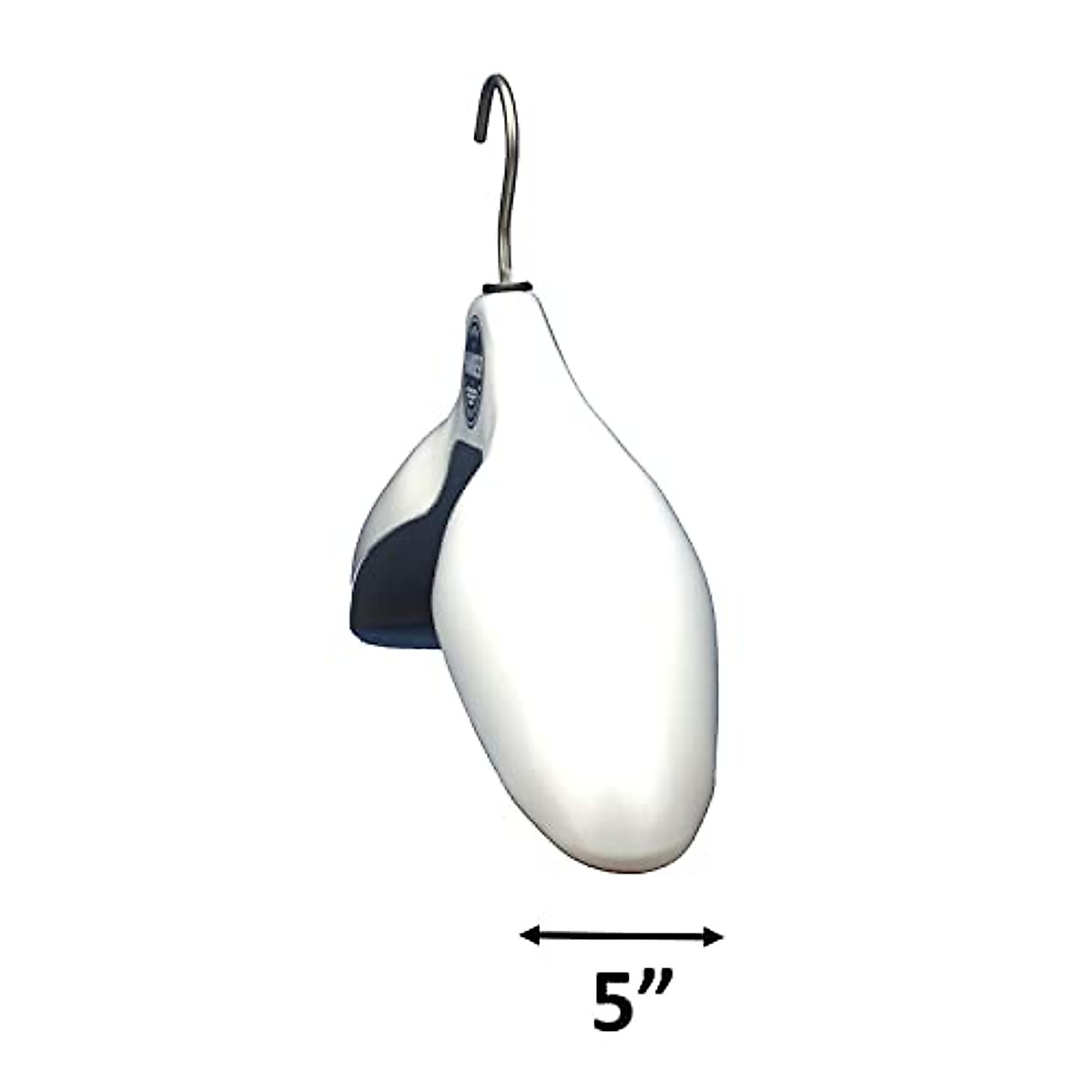 Coat and Wardrobe Hanger 'Shoulder Saver' by BAKER HANGER - USA Made - 4 Inch Hook (White)