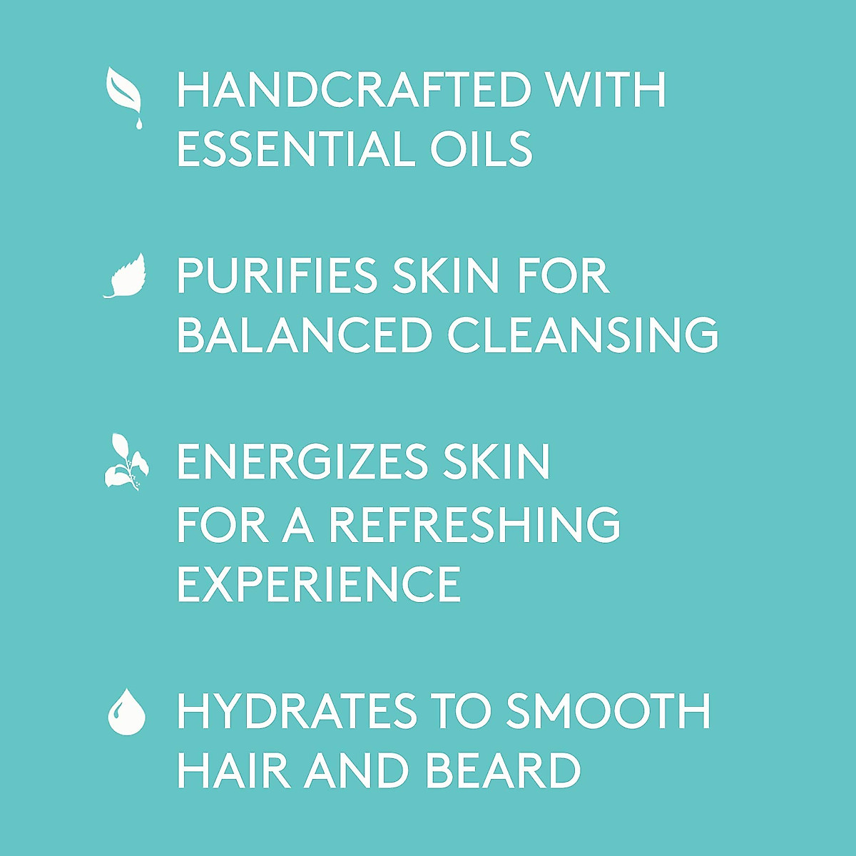 Barrel and Oak - All-In-One Body Wash, Men's Body Wash, Men's Soap for Hair, Face, & Body, Refreshing & Balanced Cleanser, Essential Oil-Based Scent, Cedar & Patchouli, Vegan (Mountain Sage, 16 oz)