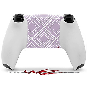 WraptorSkinz Skin Wrap compatible with Sony PS5 DualSense Controller Wavey Lavender (CONTROLLER NOT INCLUDED)
