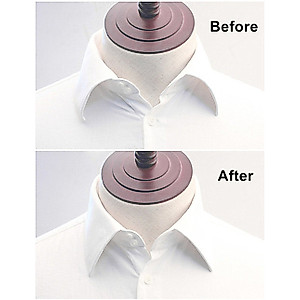 Lary 28 Pcs Plastic Collar Bones Shirt Stays in Glass Bottle Length 2 inches