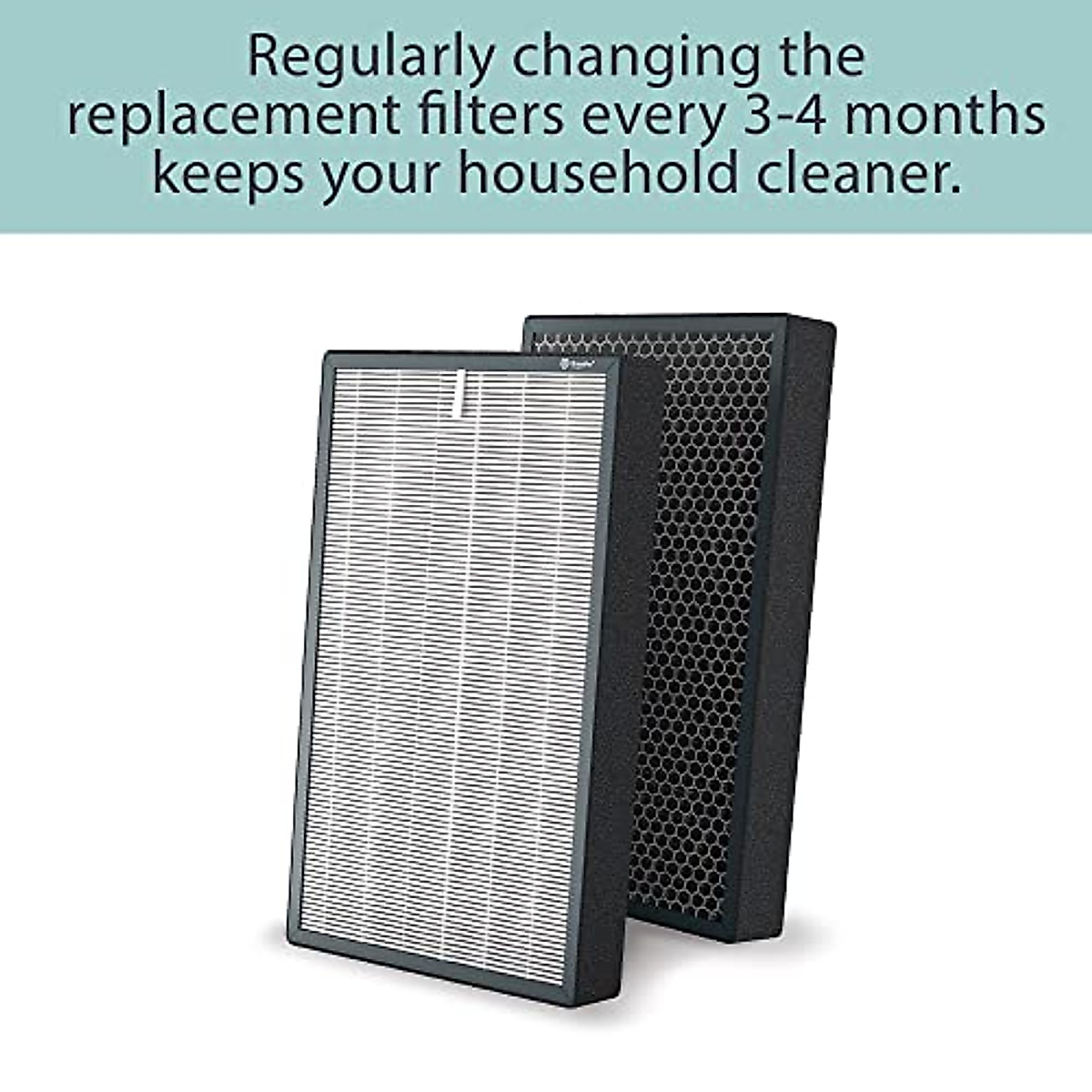 Breathe+ Pro Air Purifier Replacement Air Filter - Medical Grade HEPA Air Purifier - Air Purification System With Air Filter - Smart Air Purifier With Real-Time Air Quality Monitoring