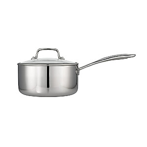 Tramontina Covered Sauce Pan Tri-Ply Clad (3 Qt), 80116/035DS