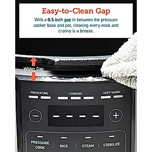 COSORI Electric Pressure Cooker, 9-in-1 Multi Cooker, 13 Presets, Rice Cooker, Slow Cooker, Sauté, Sous Vide, Sterilizer with Cookbook & Online Recipes, Dishwasher Safe, 1100W, Stainless Steel, 6QT