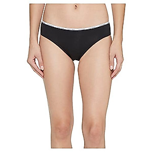 Calvin Klein Women's Cotton Stretch Logo Multipack Bikini Panty, White/Black/Lovely/Electric Pink, Small