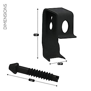 Vance 12-pack U-Channel Clips for Top Mounting Sink in Extra Thick Counter Tops