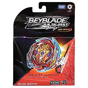 Beyblade Burst Pro Series Infinite Achilles Spinning Top Starter Pack, Balance Type Battling Game Top, Toy for Kids Ages 8 and Up