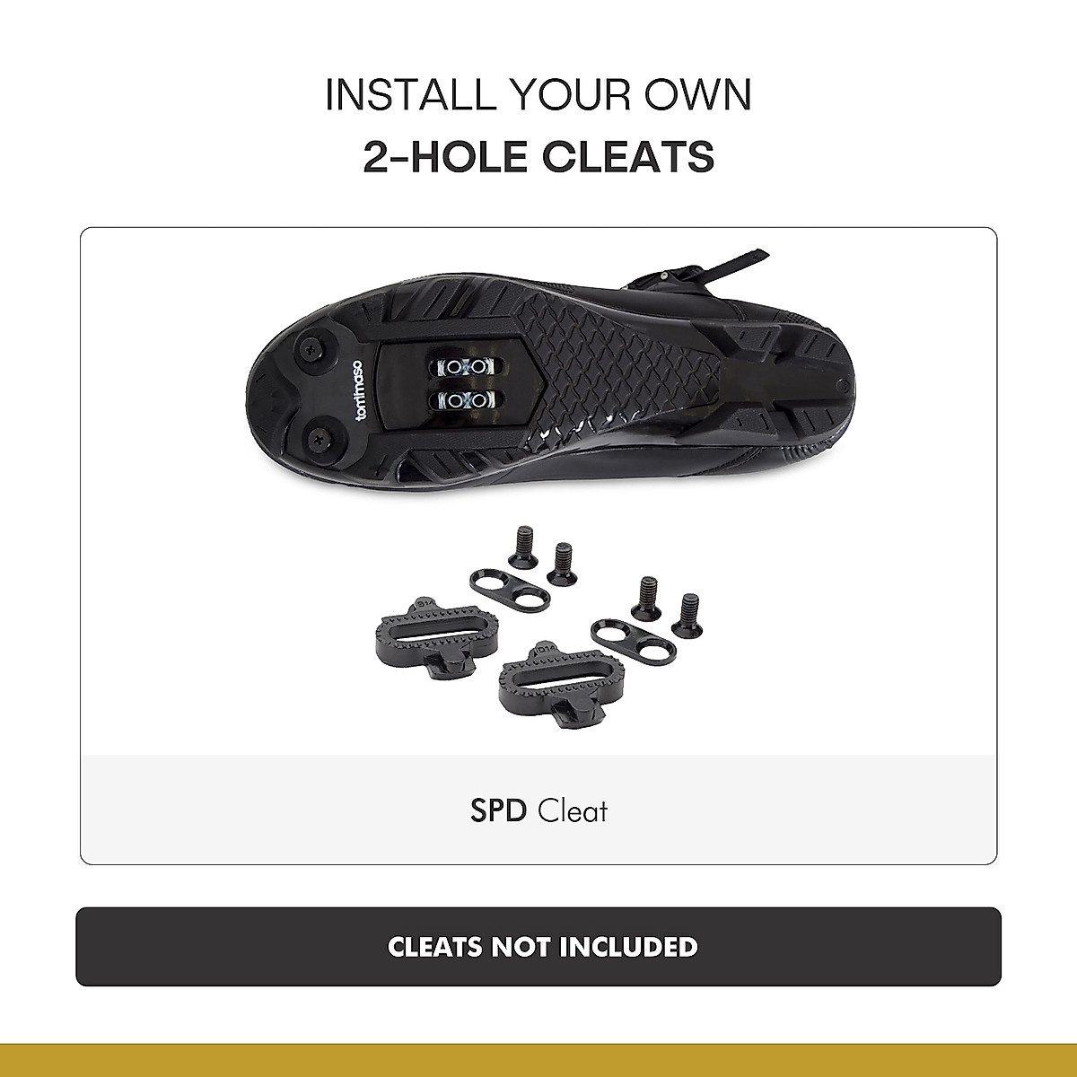 Tommaso Montagna 200 Mens Mountain Biking Shoes—Indoor Cycling Shoes Men—Mountain Bike Shoes for SPD—Mountain Bike Shoes Men—SPD Cycling Shoes—Gravel Bike Shoes—Ride Concepts MTB Shoes- 43 (US-10)