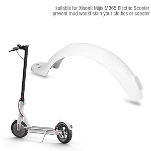 Electric Scooter Rear Mudguard Scooters Mud Guard s Accessory for Xiaomi Mijia M365 Electric Scooter(White) Electric Scooter Rear 365 Parts