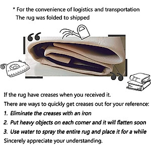 EXINBU Cabin Area Rug, 3x4ft, Rustic Wildlife Bear Deer Farmhouse Rug, Vintage Distressed Botanical Anti-Slip Rug, Machine Washable Durable Indoor Rug for Living Room Bedroom Bedside