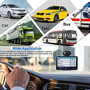 GPS Navigation for Car , Latest 2023 Map,7 inch Touch Screen Real Voice Spoken Turn-by-Turn Direction Reminding Navigation System for Cars, Vehicle GPS Satellite Navigator with(FREE Lifetime Updates)