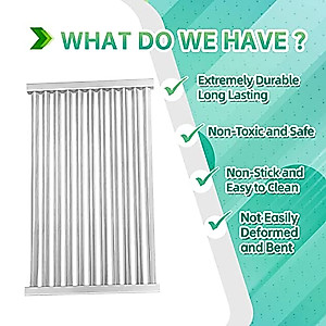 Folocy 17” Grill Grates Replacement for Charbroil Infrared 463242715, 463242716, 463276016, Nexgrill 720-0882A, 720-0882D, Walmart 555179228, BHG 720-0882, Commercial Series 463257520, Cooking Grids