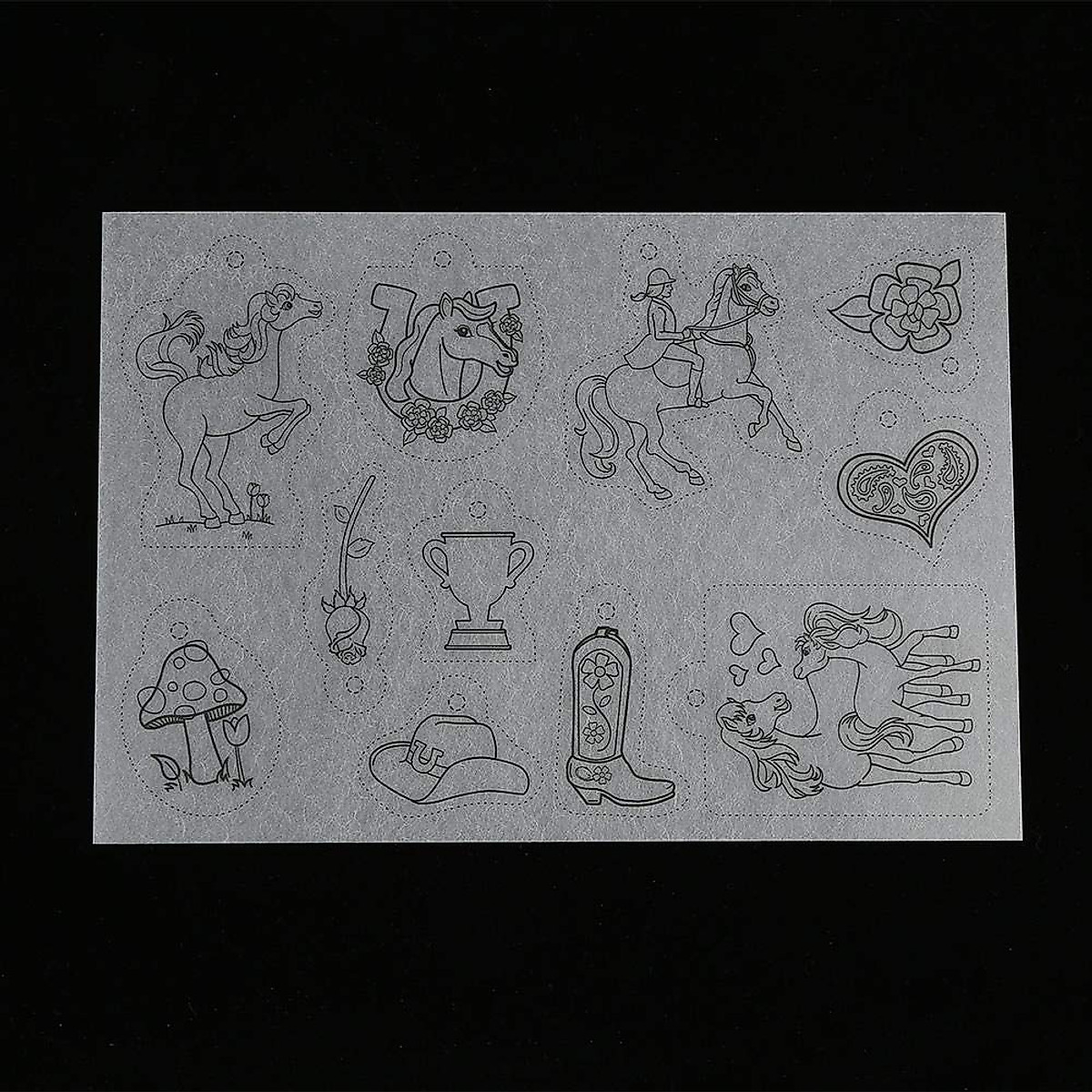 8pcs Shrink Sheet, Heat Shrinky Sheets Creative Pack Shrinky Art Paper with Pattern Shrinkable DIY Hand Made Craft Tool for Boys and Girls(Boy's Style)